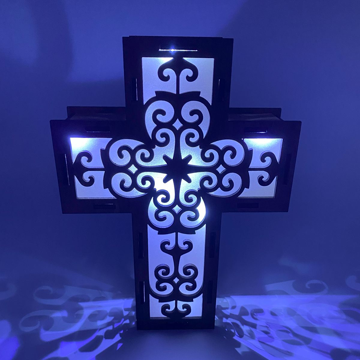 3D Cross Spiritual LED Lanterns - Kimmie's Creations L.L.C.