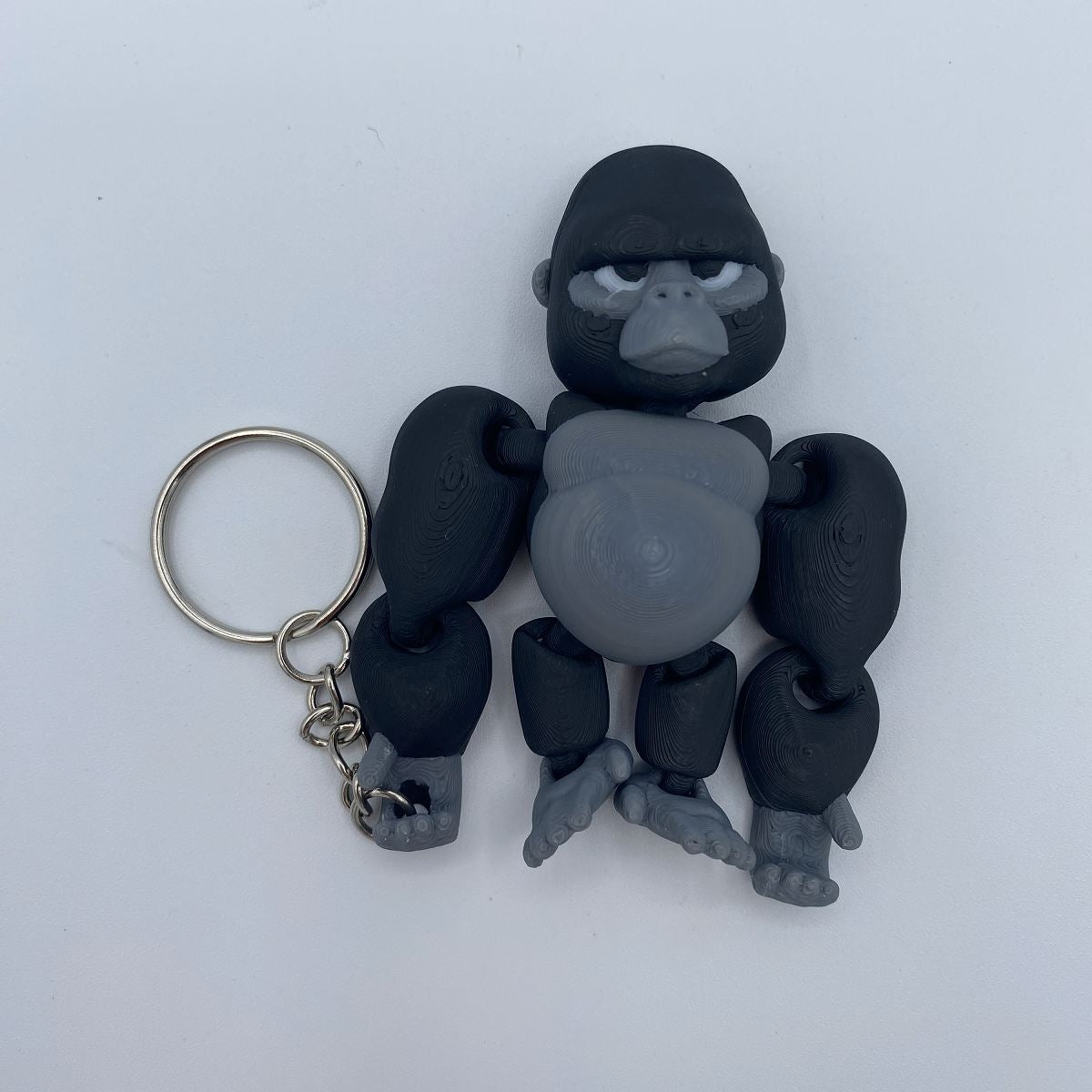 Gorilla Keychain 3d print - Kimmie's Creations L.L.C.